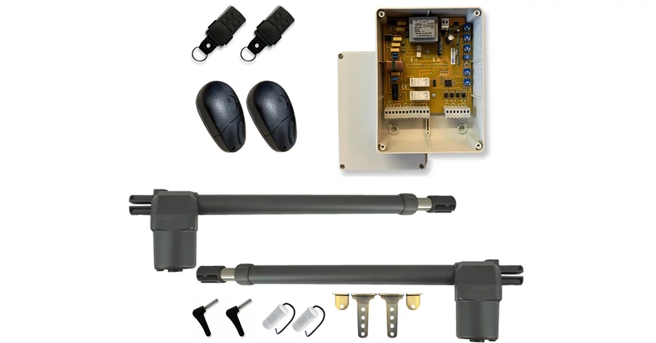 EuroMatic KIT Techno 600 kétszárnyú kapunyitó szett kedvező áron, országos gyors szállítással